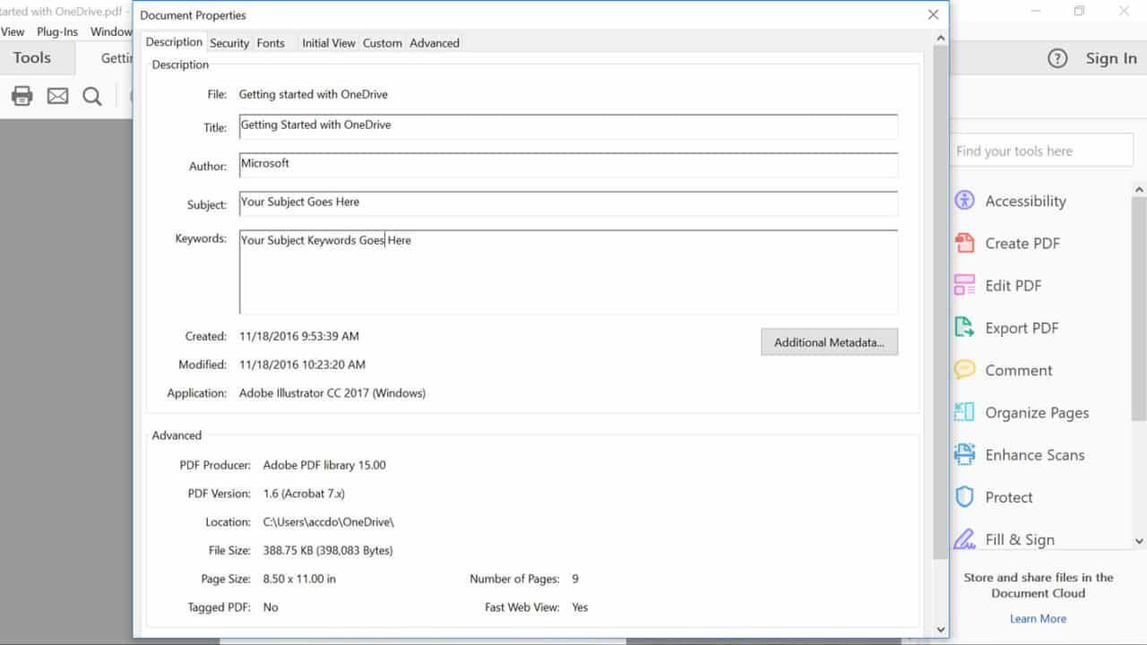 How To Add Metadata To Your PDF Files Accessible Document Solutions How To Add Metadata To Your PDF Files Accessible Document Solutions